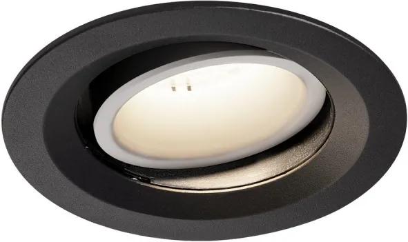 NUMINOS® MOVE DL M vnitřní LED zápustné stropní svítidlo černá/bílá 4000 K 55° otočné a výkyvné - BI