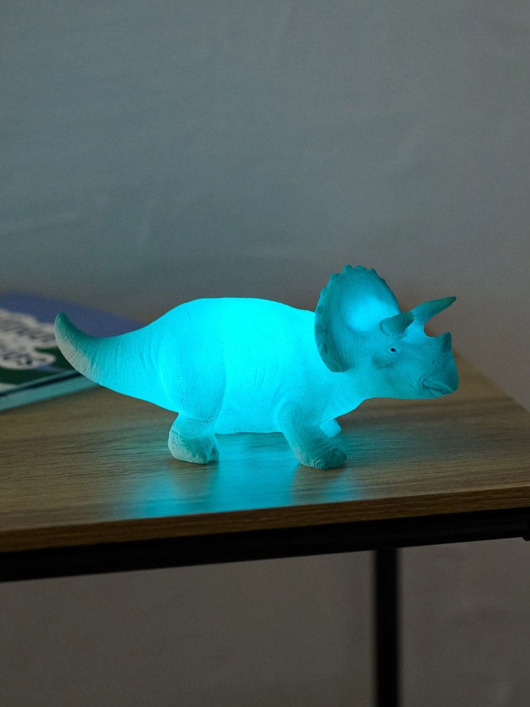 Sinsay - Dětská noční LED lampička ve tvaru dinosaura - světle modrá