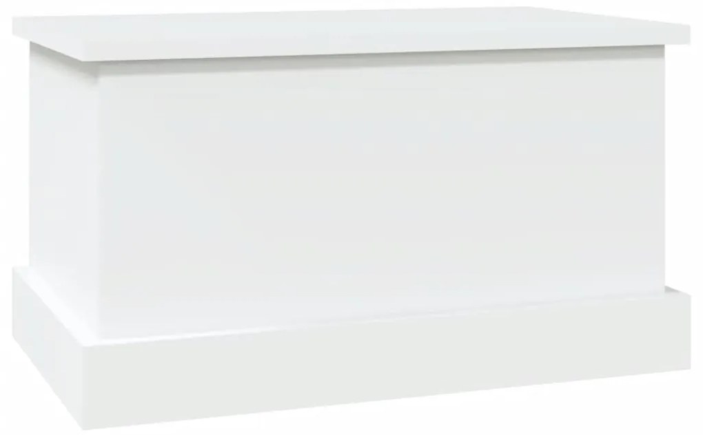 Úložný box bílý 50 x 30 x 28 cm kompozitní dřevo - Default Title
