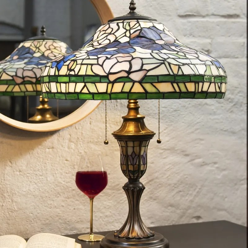 Stolní lampa Tiffany Gerrit – 46x60 cm