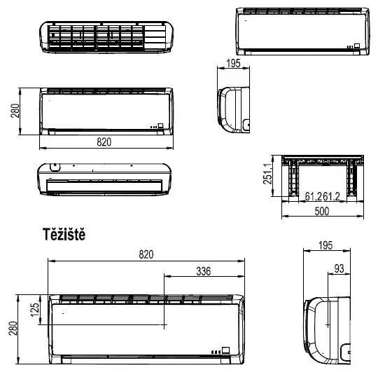 Klimatizace Haier Tundra plus 1+1 5 kW R32