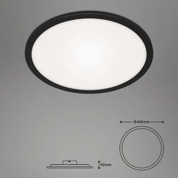 Briloner 7168-015 - LED Stm. stropní svítidlo PIATTO LED/22W/230V černá + DO