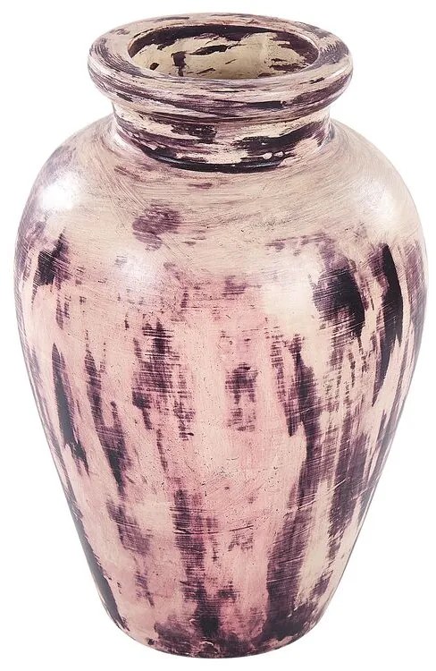 Pálená hlína Dekorativní váza 34 Béžová AMATHUS Beliani