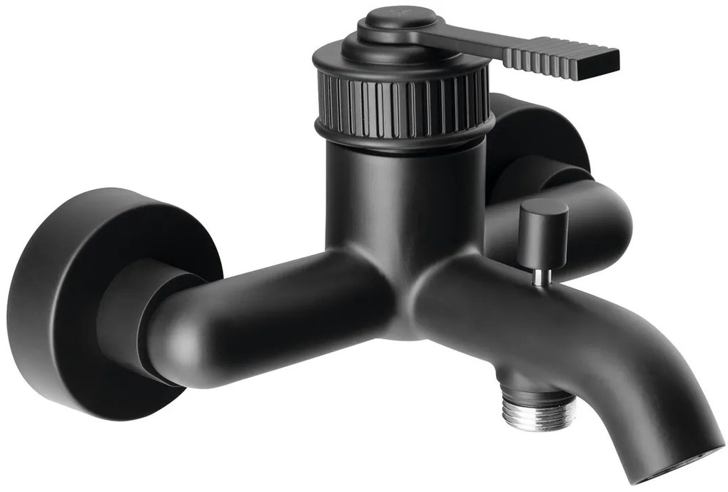 Sapho Versi vanová baterie nástěnná 150 mm černá mat RV010/15