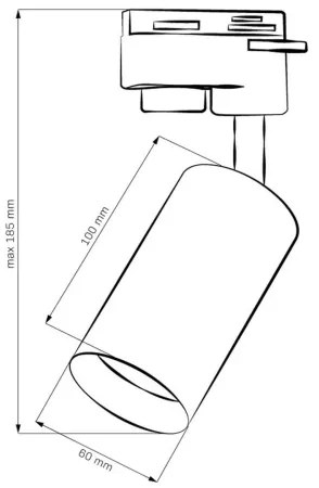 Bodové svítidlo do lištového systému MARIBEL 1xGU10/10W/230V zlatá