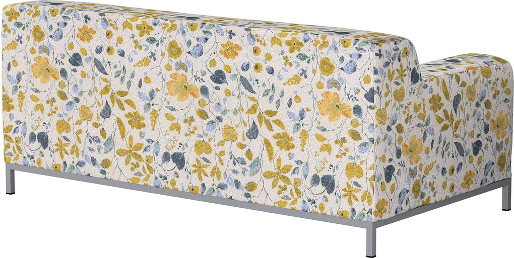 Potah na pohovku IKEA Kramfors 2-místná barva žlutá látka pletený vzor, vzorované