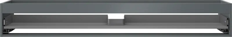 Mexen Box-A, závěsná skříňka 160 cm, 1 zásuvka, grafitová matná, 91AX0-1600-235-1-66