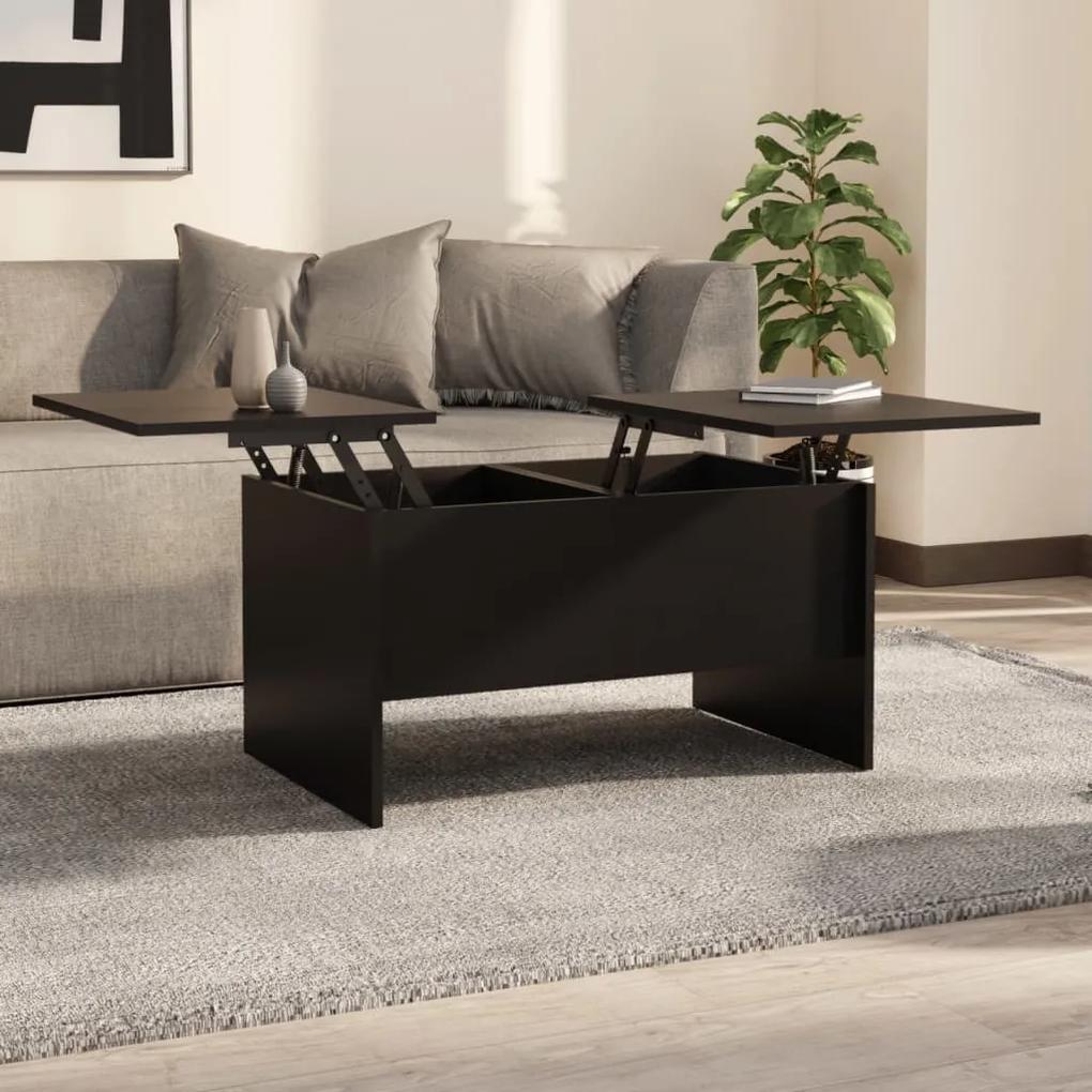 vidaXL Konferenční stolek 80 x 50 x 42,5 cm kompozitní dřevo [809732] Barva: Černá