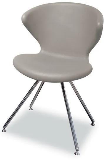 TONON - Židle CONCEPT SOFT TOUCH s lakovanou podnoží