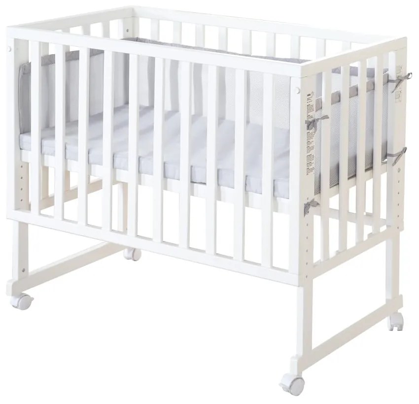 Bílá postýlka 90x45 cm – Roba
