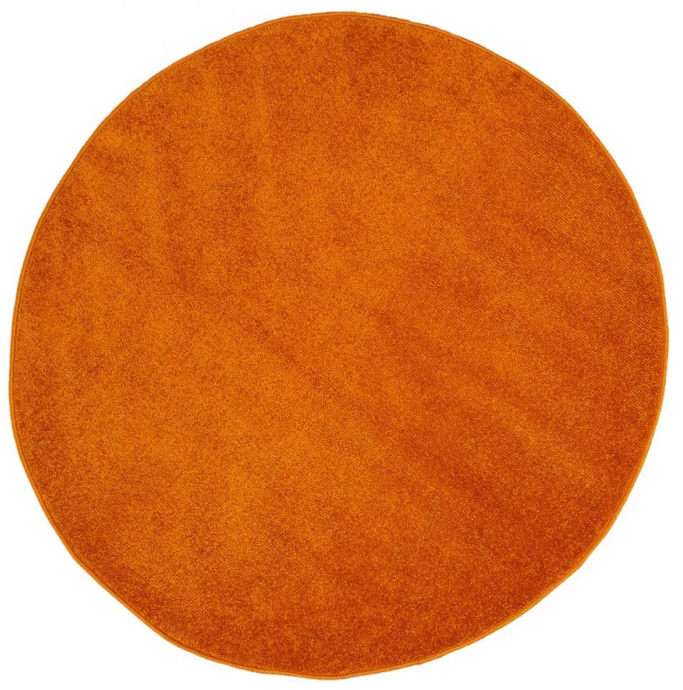 Kusový koberec Ezra oranžový kruh, Velikosti 120x120cm