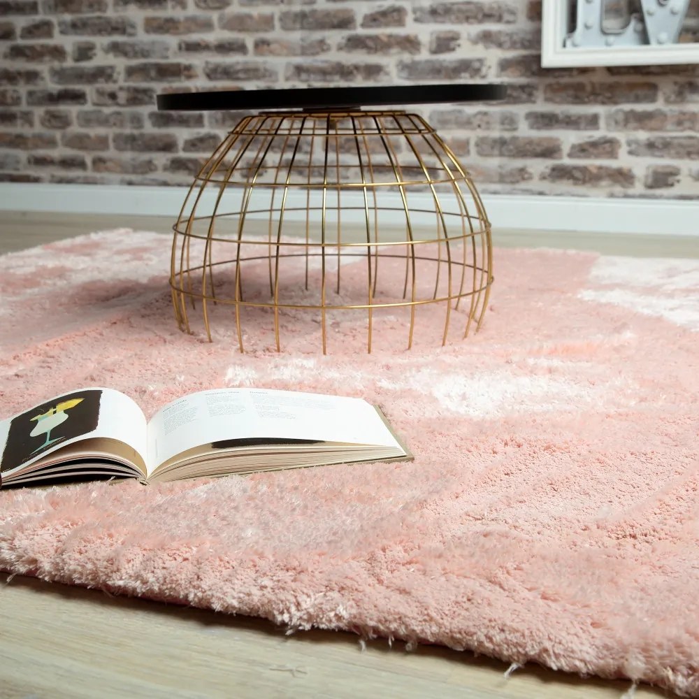 Obsession, Kusový koberec Curacao 490 powder pink, 80x150, růžová, ložnice