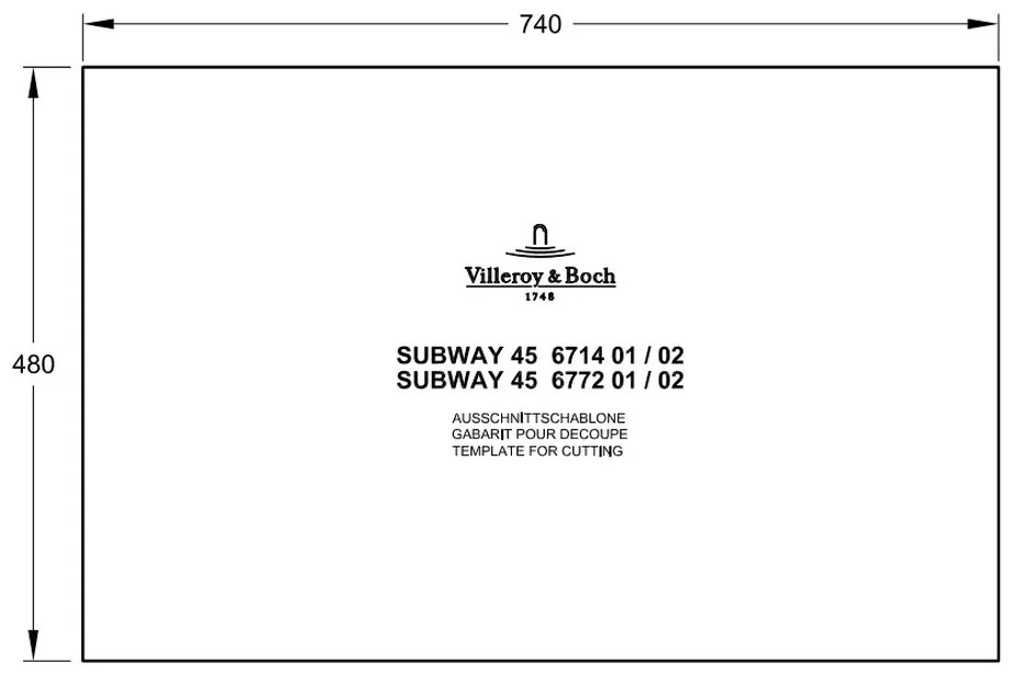 VILLEROY & BOCH Villeroy Boch SUBWAY: keramický dřez, umyvadlo vpravo, 780x510mm pro 1-otvorovou baterii, bílá Alpin CeramicPlus, 671401R1