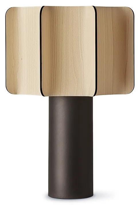 Stolní lampička ze dřeva a porcelánu v organickém designu Kactos Table  Stolní lampička ze dřeva a kovu v orgaBKckém designu Kactos TableStolní…