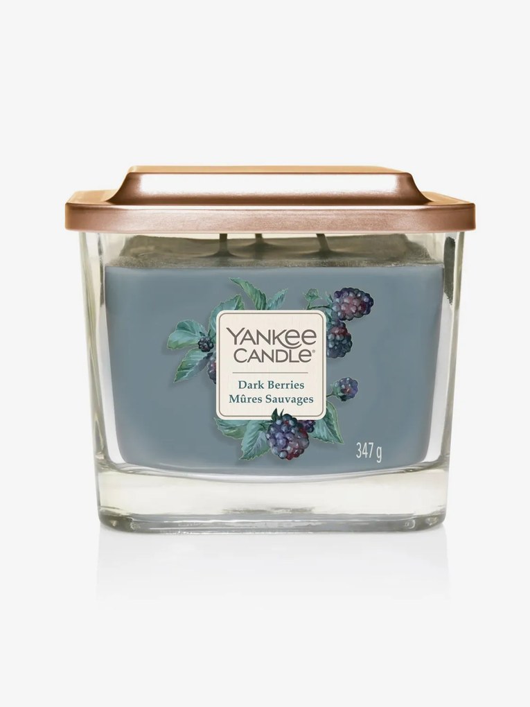 Yankee Candle vonná svíčka Elevation Dark Berries hranatá střední 3 knoty