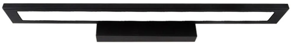 Toolight - LED nástěnná lampa nad zrcadlo 40cm 7W, 560lm, APP951-1CP, černá, OSW-06664