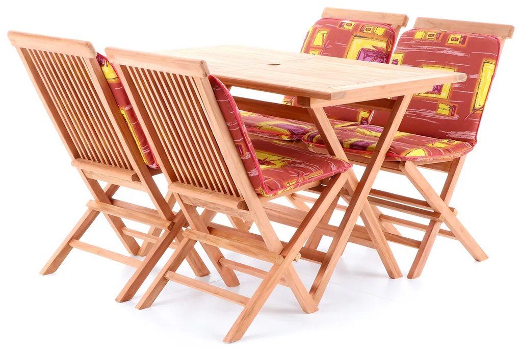 TEAK POHODA Stolová sestava SET 4