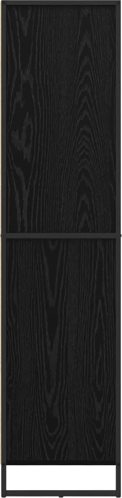 Servírovací skříň Černý dub 81 x 36 x 150.5 cm Kompozitní dřevo 3403034