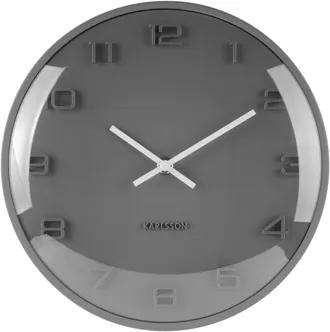 Nástěnné hodiny Vox, 25 cm, šedá