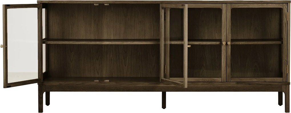 House Nordic Komoda ZAMORA tmavě hnědá 180×40 cm 3150400