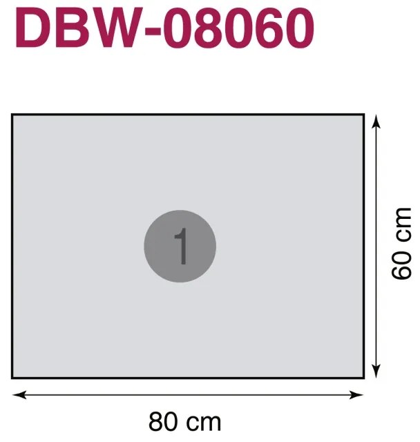 DIMEX | Dibond za kuchyňskou linku DBW-08060-028 | 80 x 60 cm | Červené vlčí máky