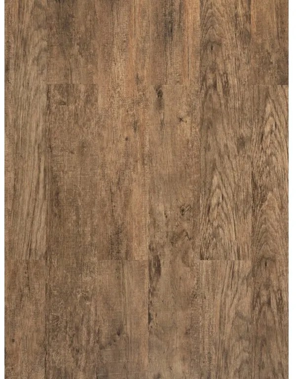 Tajima, Vinylová podlaha lepená Tajima Classic Ambiente 6609 hnědá, 1219,2 x 177,8 mm