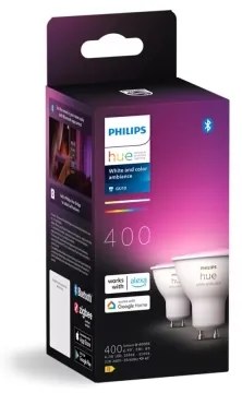 SADA 2x LED RGBW Stmívatelná žárovka Philips Hue WACA GU10/4,2W/230V 2000-6500K