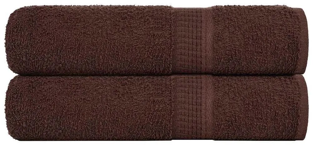 Ručníky do sprchy FROGN 2 ks hnědé 70 x 140 cm 360 g/m² 136761