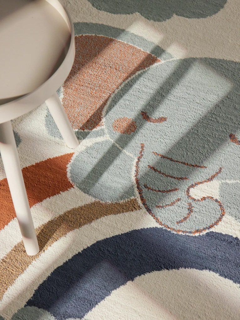 Hanse Home, Dětský koberec Adventures 106430 Cream Multicolor, 200x290, vícebarevná, dětský pokoj