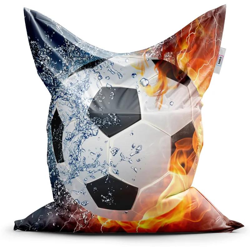 Sedací vak SABLIO - Fotbalový míč 200x140 cm