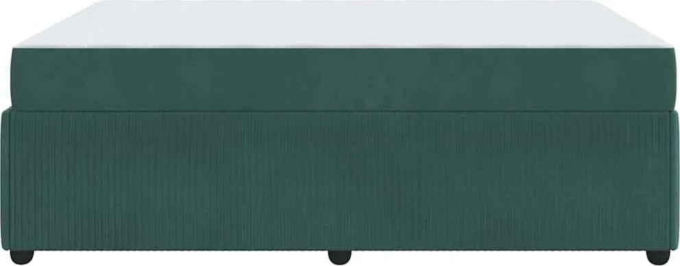 Rám postele Tmavě zelená 140 x 200 cm textil 3398402