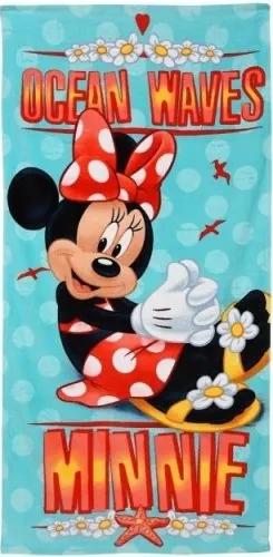 SUN CITY Osuška Minnie Mouse / ručník Minnie Mouse Ocean 70x140 bavlna