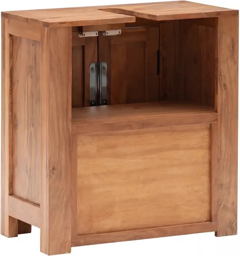 furniture-nabytek.cz - Skříňka pod umyvadlo Osvaro - Stříbrné kovové úchytky