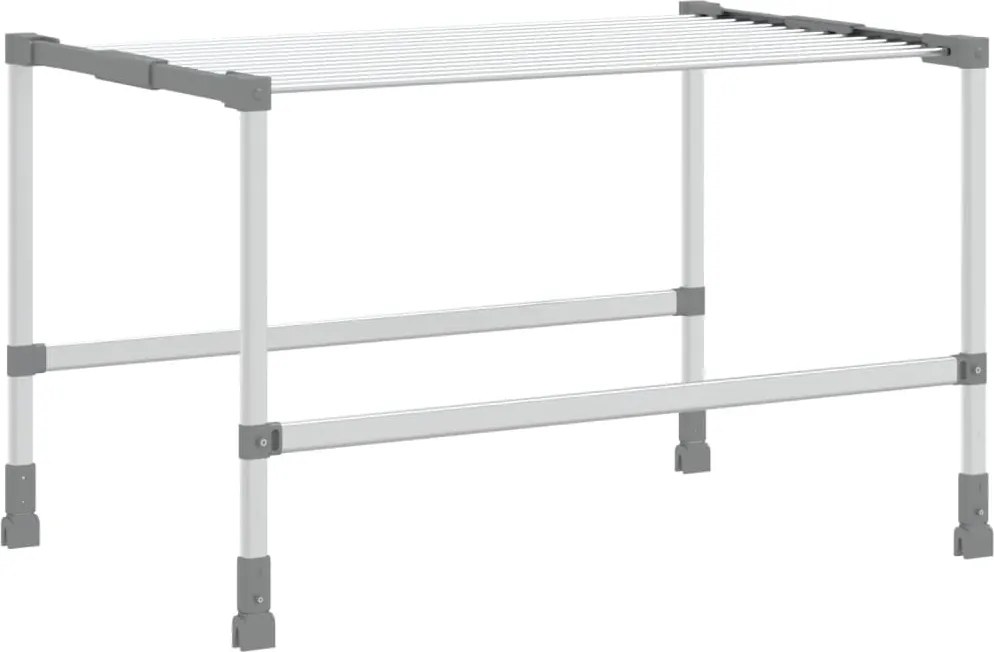 Sušák na prádlo 83 × (50–55) × (40–85) cm hliník 154601