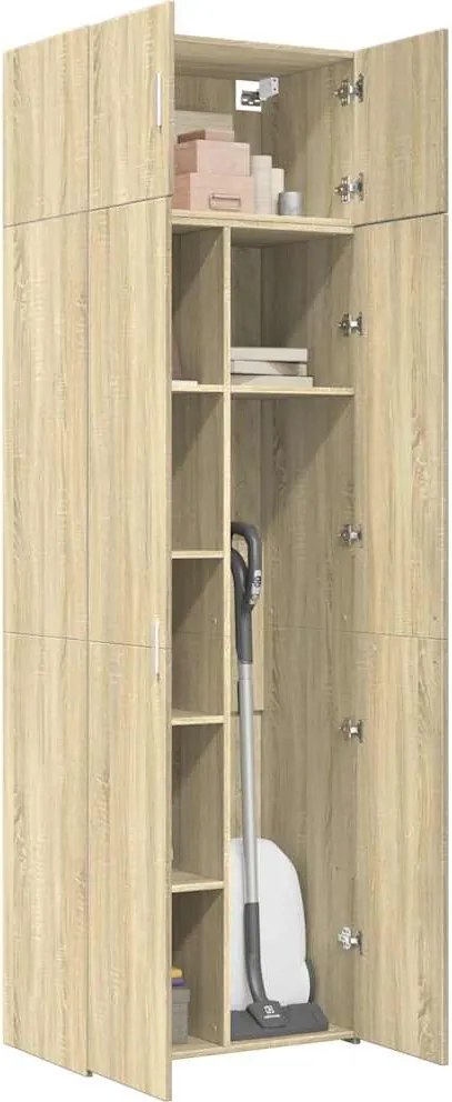 Úzká úložná dub sonoma 70x42,5x225 cm kompozitní dřevo 3281331