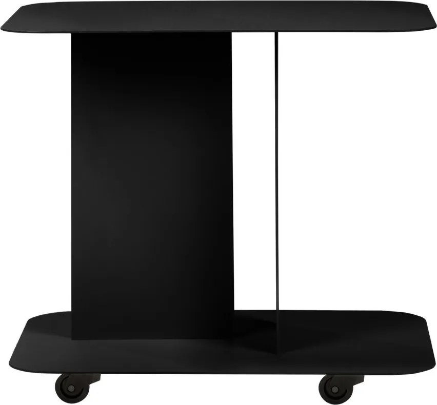 Kovový servírovací stolek na kolečkách 40x60 cm HO – noo.ma