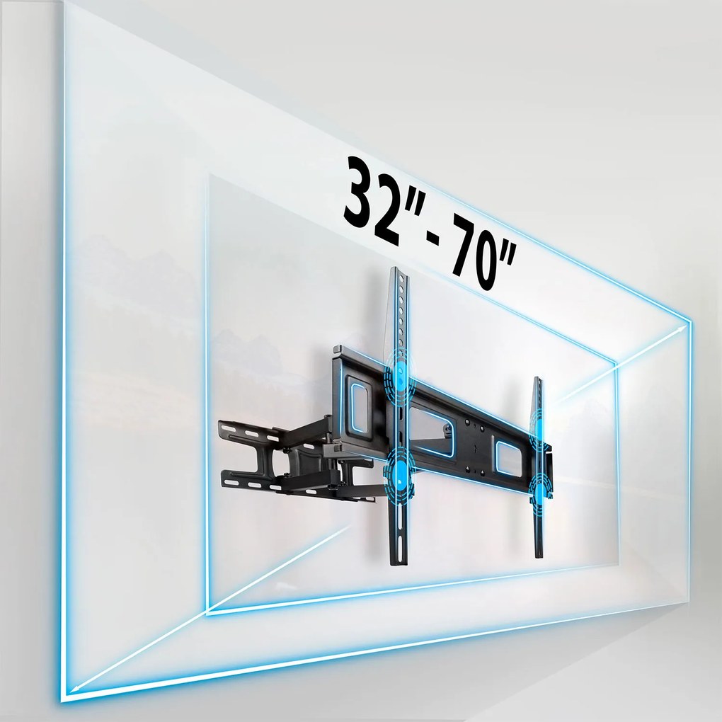 Univerzální držák na TV Humberg pro televizory 32-70 palců do 45 kg