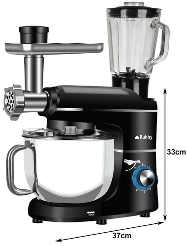 Ruhhy Planetární kuchyňský robot s 2200W mixérem