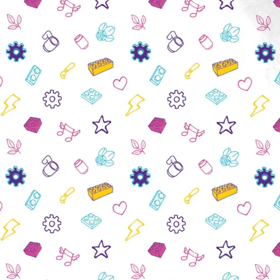 Bavlněné ložní povlečení LEGO Friends - motiv Good Vibes - 100% bavlna - 70 x 90 cm + 140 x 200 cm