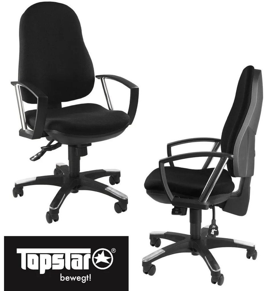 Kancelářská ergonomická židle TOPSTAR TREND SY 10 – s područkami Topstar