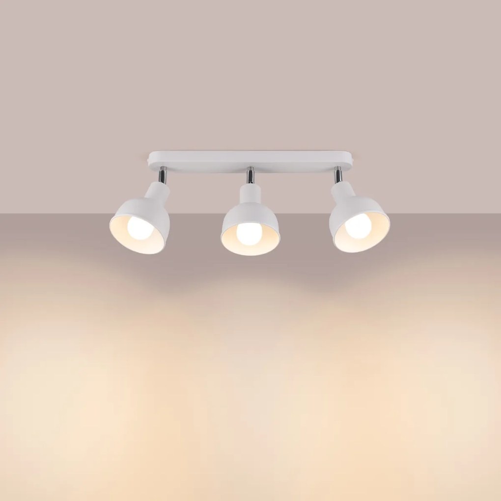 Sollux Lighting Stropní svítidlo ELBA 3 bílé