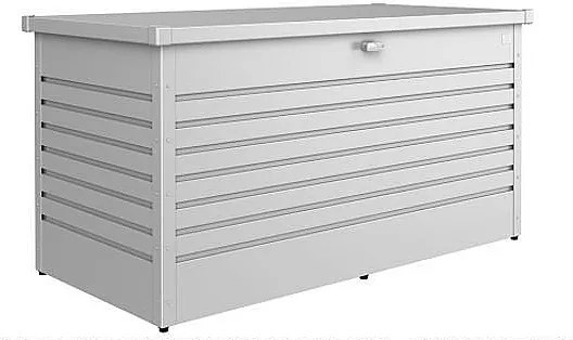 Venkovní úložný box LeisureTime Box 134 x 62 x 71 (stříbrná metalíza)