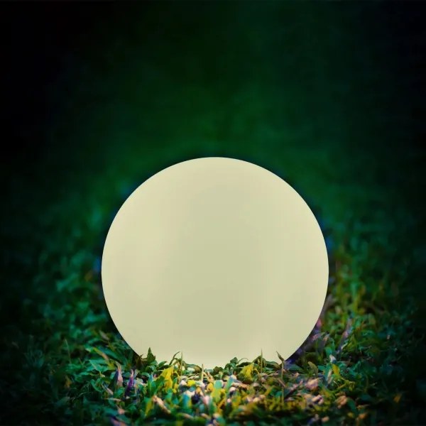 LED RGBW Solární lampa BALL LED/3,7V 1500 mAh pr. 50 cm IP65 + dálkové ovládání