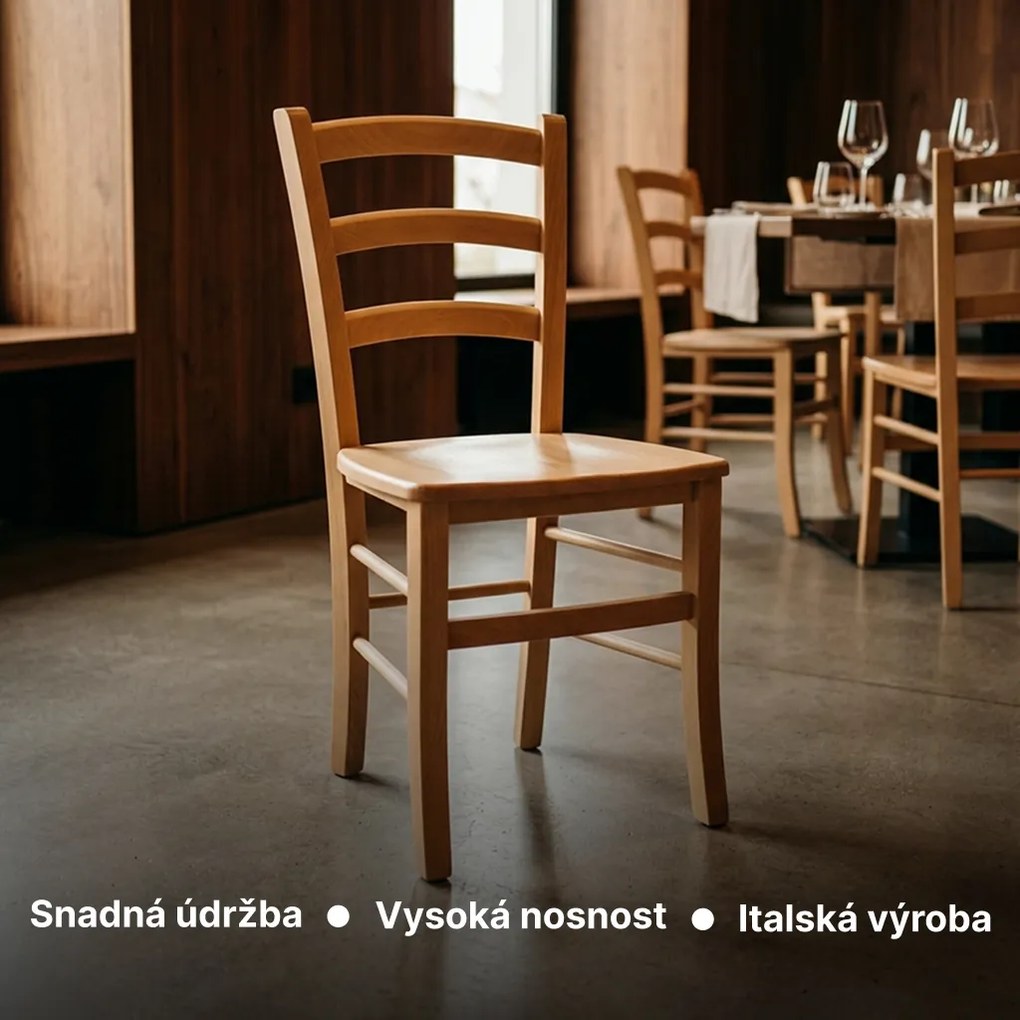 Stima Židle PAYSANE s masivním sedákem olše
