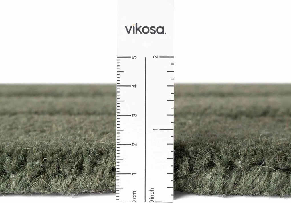 Vikosa, Kusový koberec Vikosa Arcura 106271 Dark Green, 80x150, zelená, ložnice