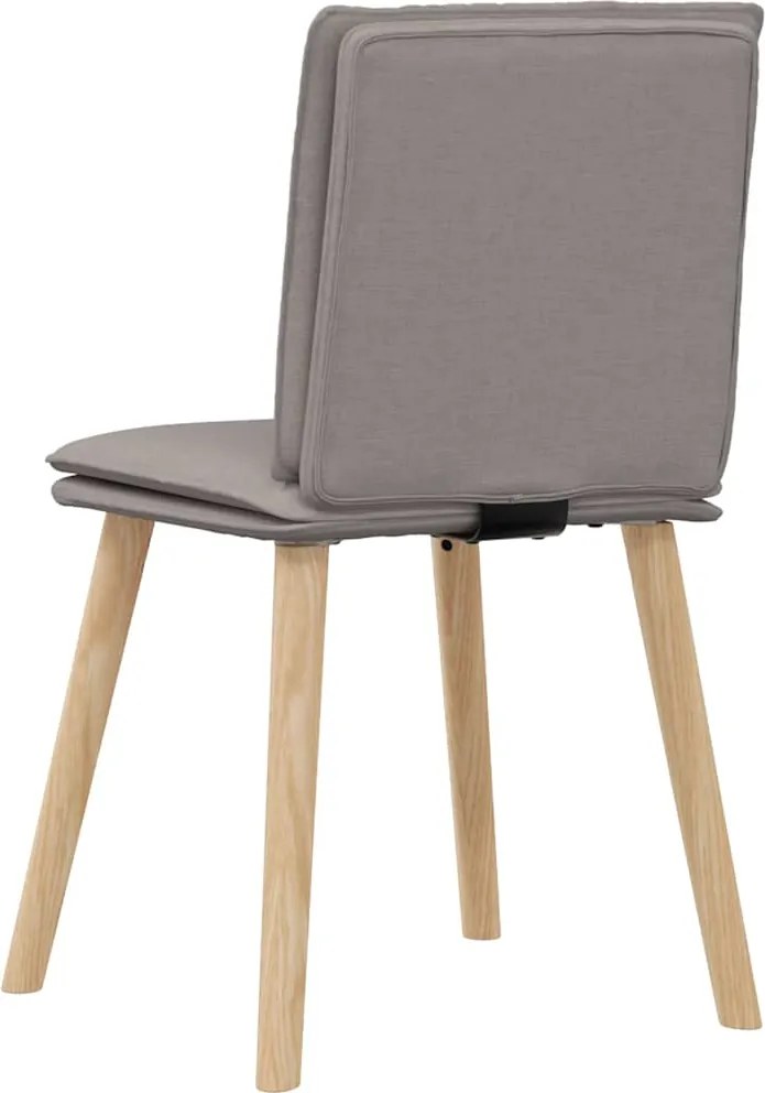Jídelní židle 6 ks taupe textil 3315631