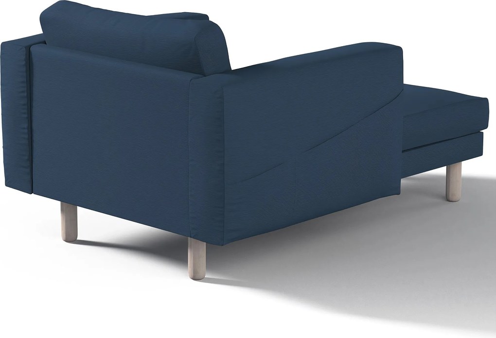 Potah na IKEA Norsborg šezlong s loketními opěrkami barva tmavě modrá
