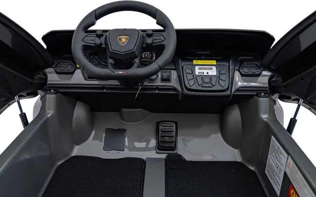 Elektrické autíčko Lamborghini Revuelto XL šedé
