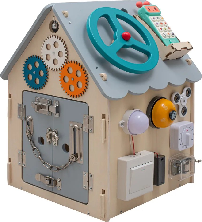Activity Board Domeček LED Montessori Baby Mix