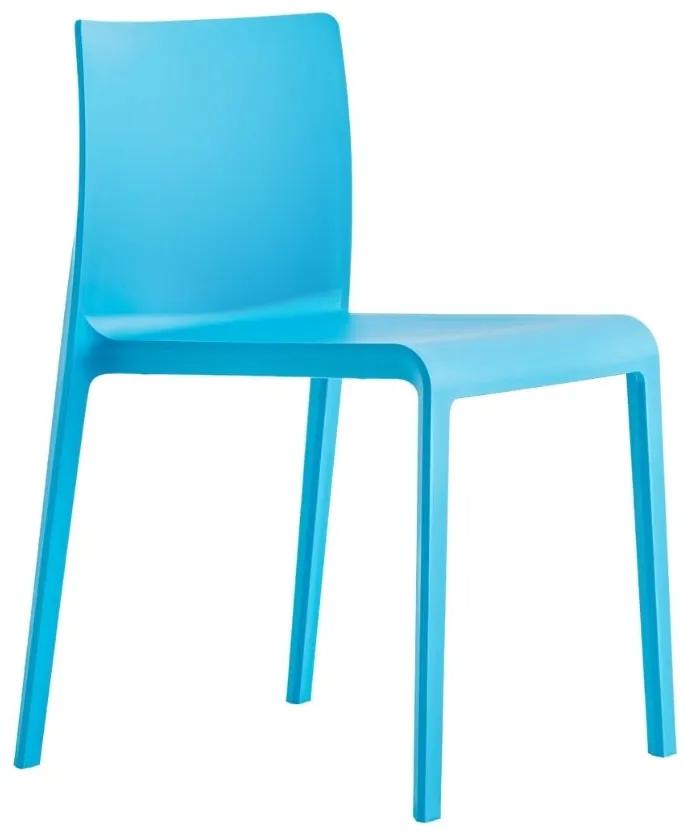 DNYMARIANNE -25% Pedrali Modrá plastová jídelní židle Volt 670